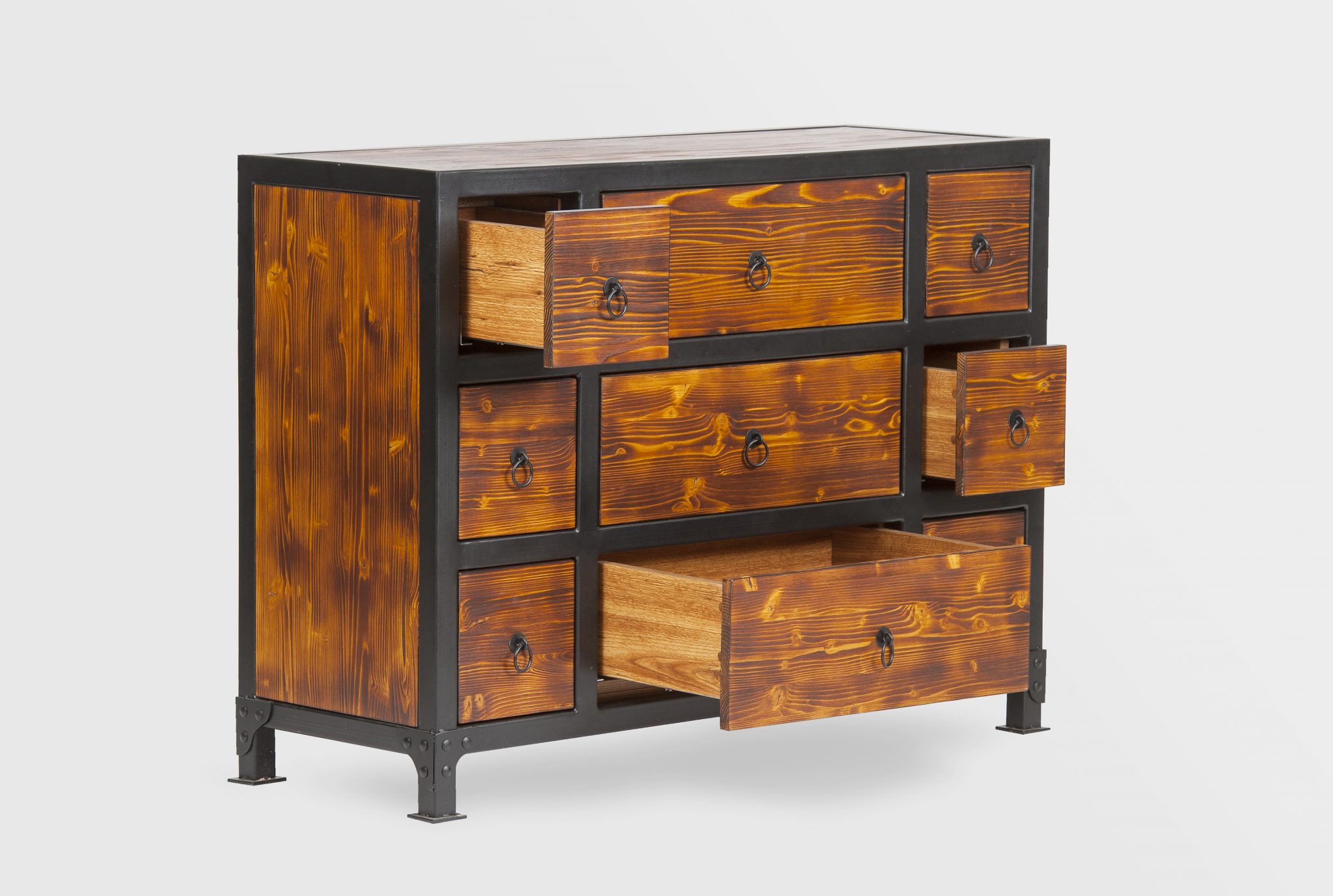 comoda stil industrial - Revista Mobila